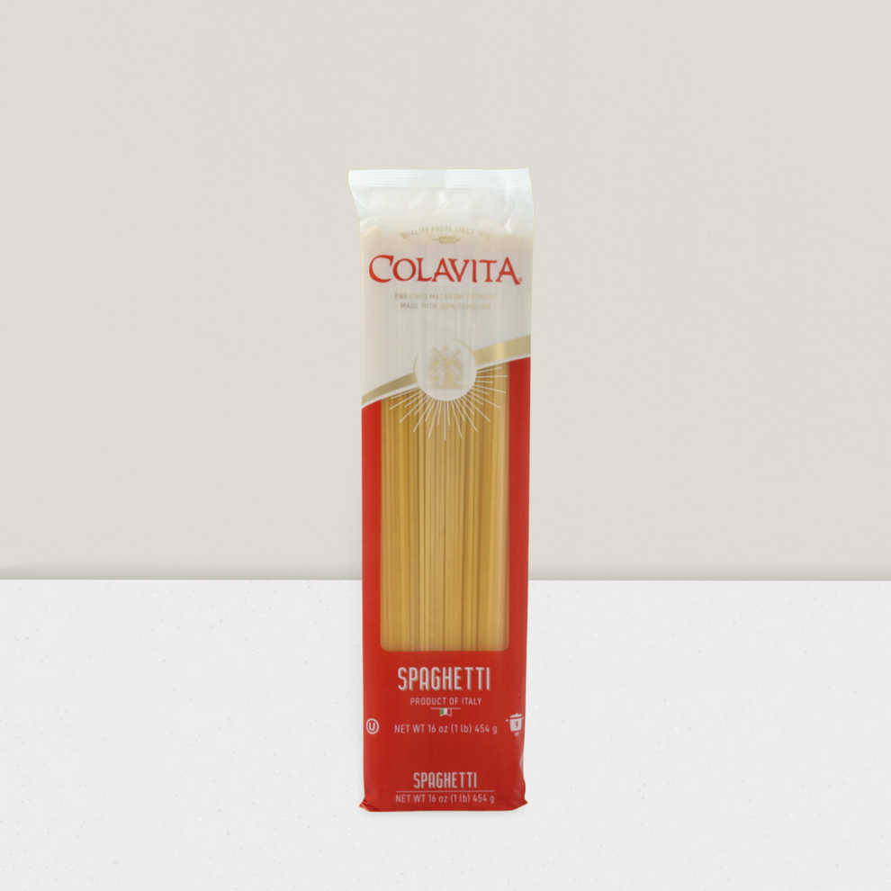 Colavita Spaghetti 500g- Classic Bronze Cut Italian Pasta for all ...