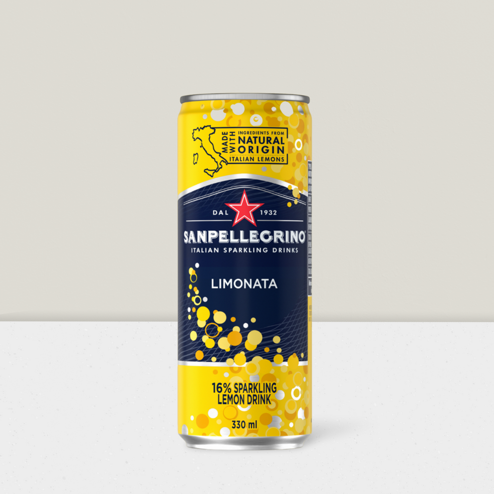 San Pellegrino Limonata 6 x 330ml | Sparkling Italian Lemon Soda – The ...